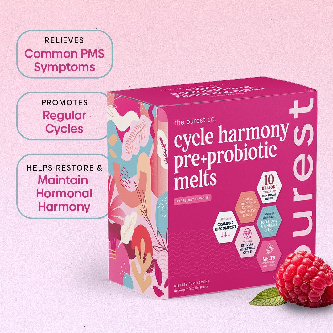Cycle Harmony Pre+Probiotic Melts – The Purest Co (PH)
