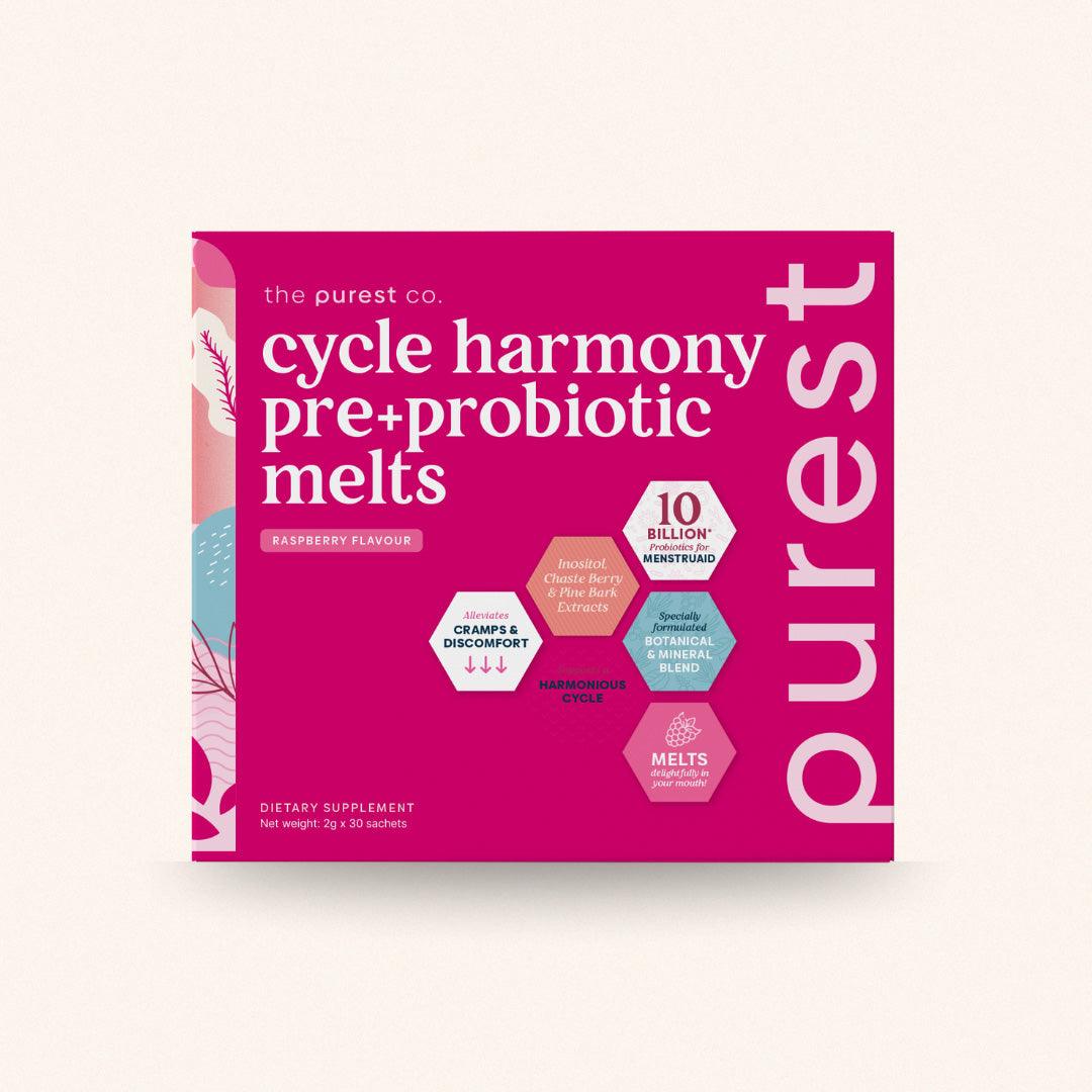 Cycle Harmony Pre+Probiotic Melts – The Purest Co (PH)